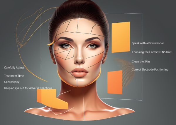 How to use tens unit for facelift